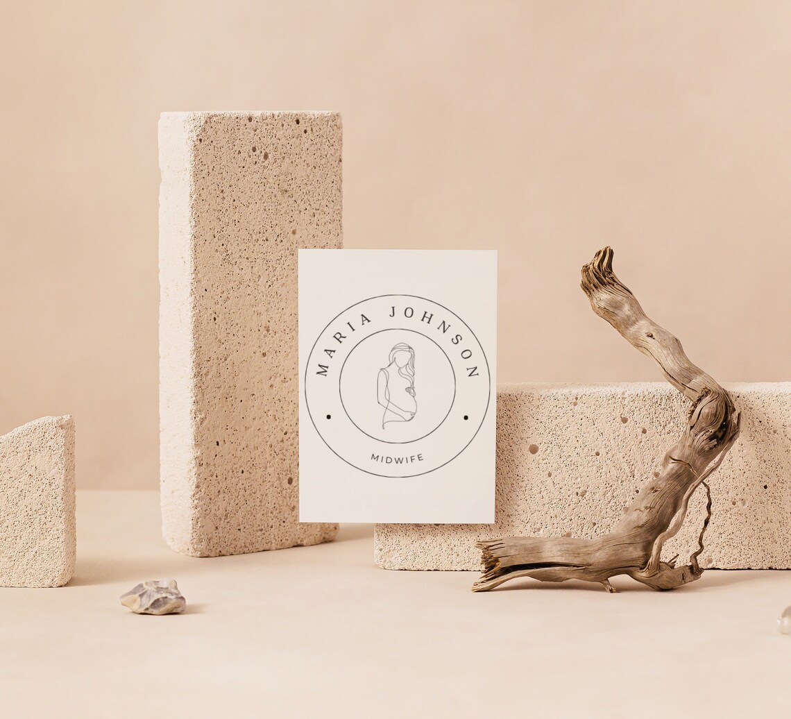 Midwife Logo Design 6 Customizable Watermark Midwife Logos Obstetrician ...