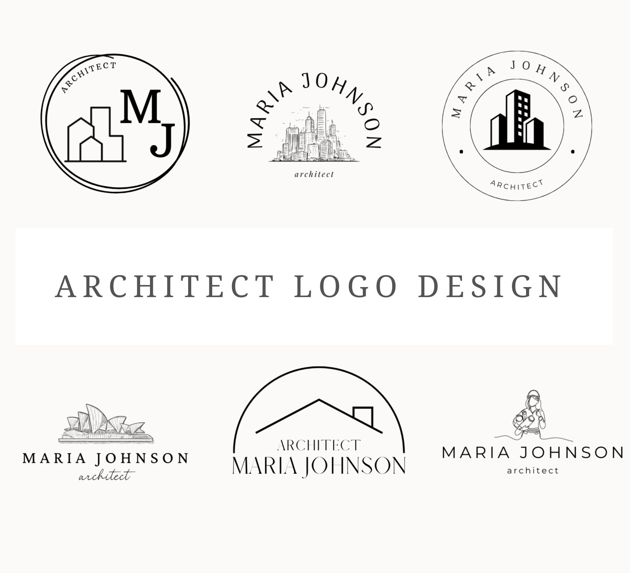 Architect Logo Design Canva 6 Customizable Architecture Logos Building ...