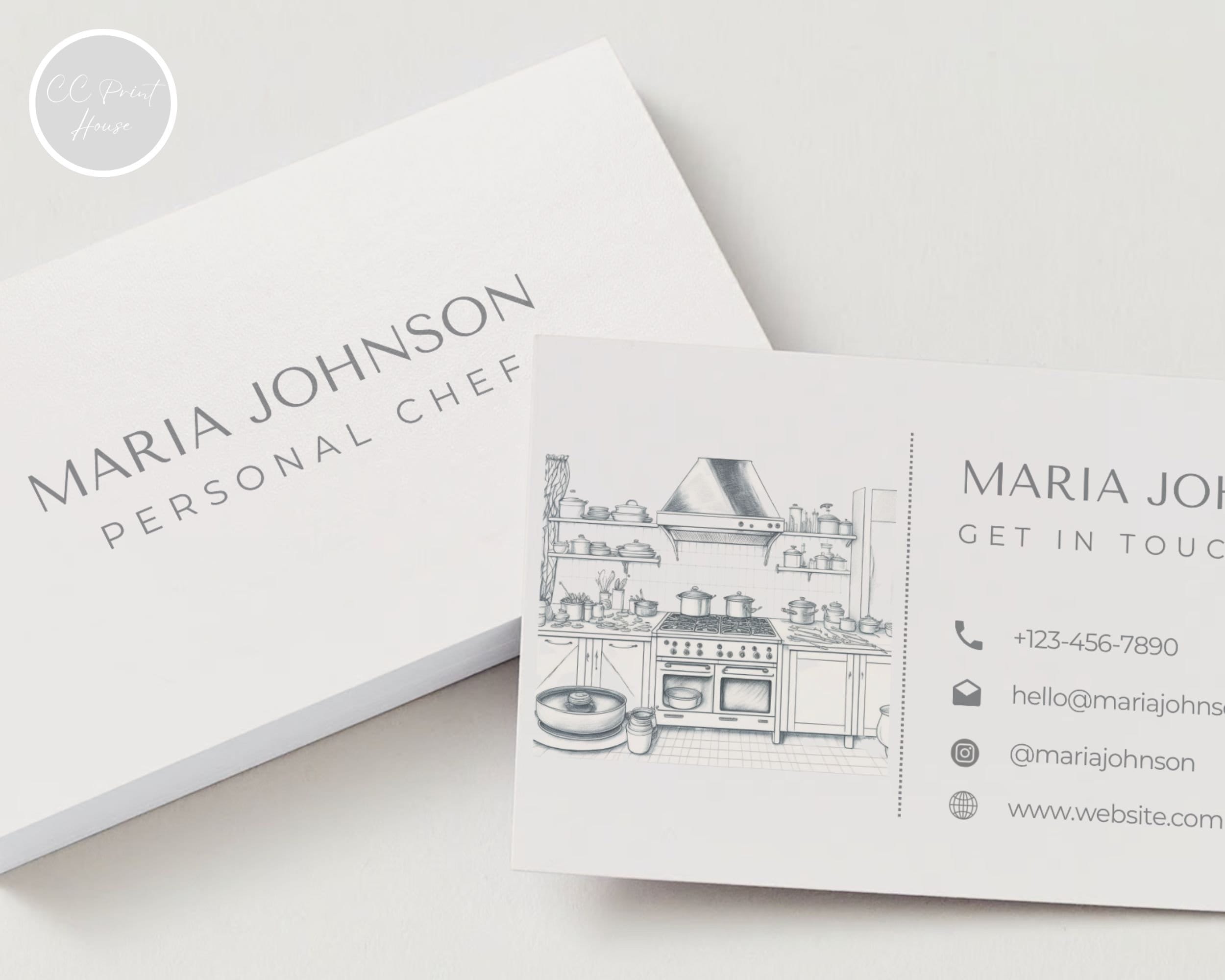Personal Chef Business Cards