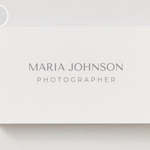 Photographer Business Card Template Photographer Calling Card Business ...