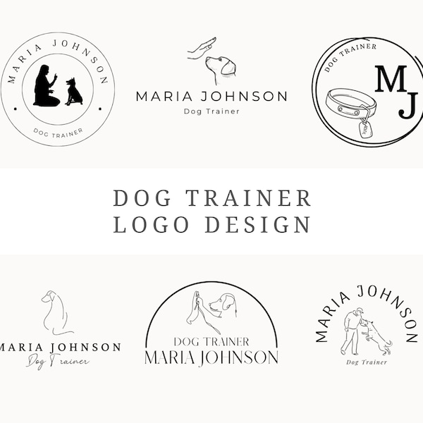 Dog Trainer Logos - Etsy UK