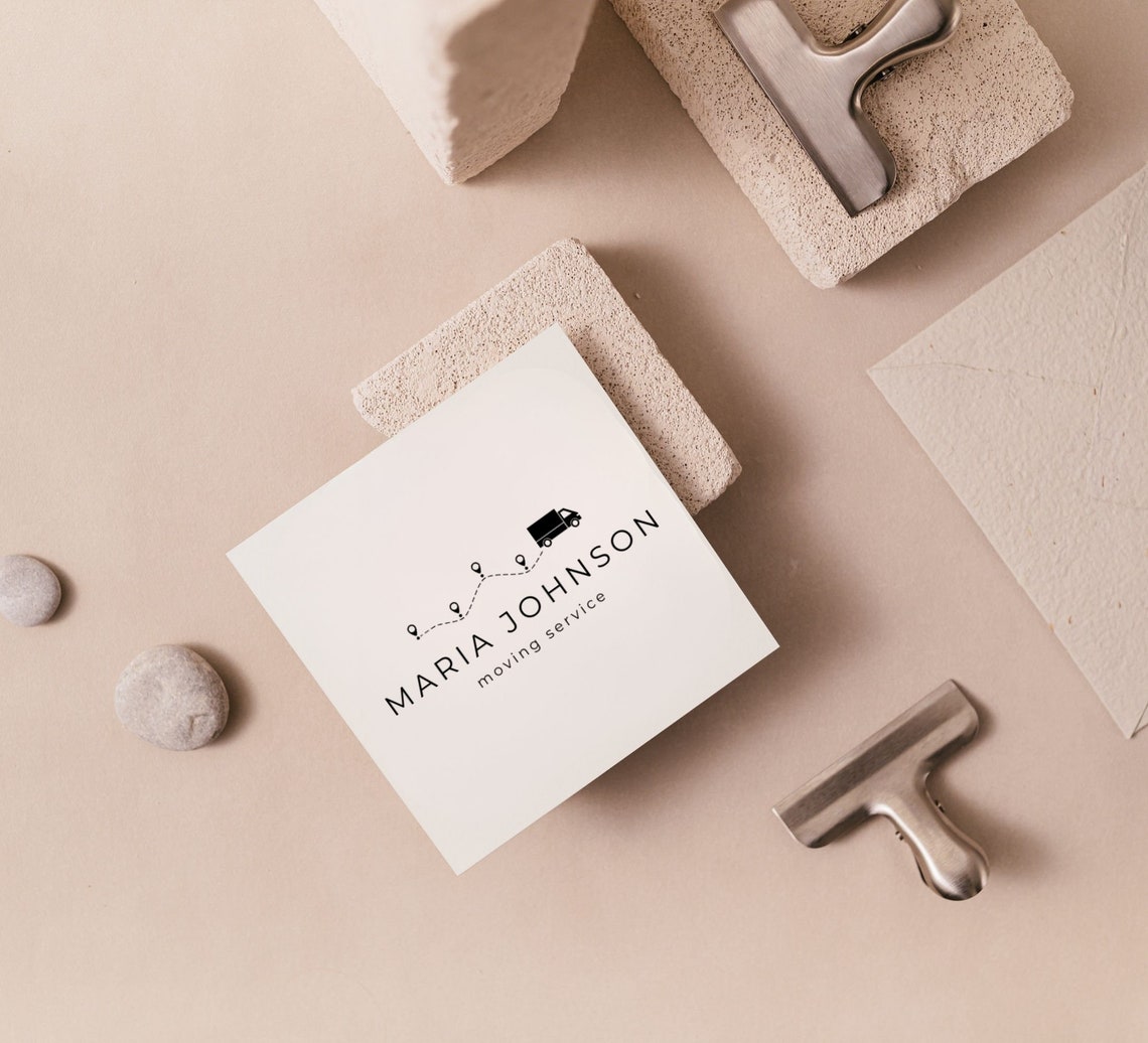 Moving Service Logo Design Canva 6 Customizable Moving Company Logos ...