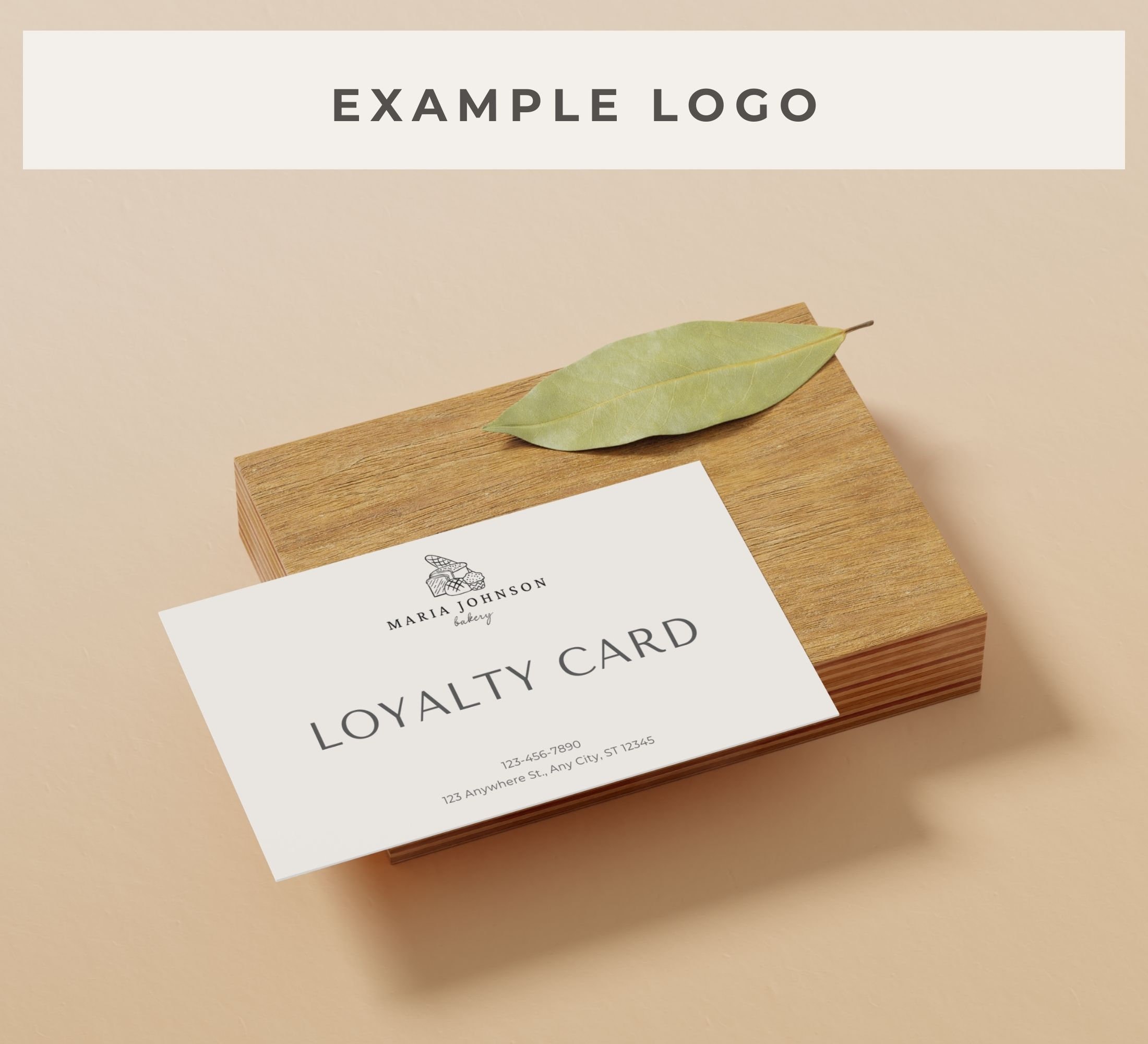 Bakery Loyalty Card Template Canva Customer Loyalty Card Baker Rewards ...