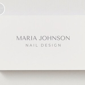 Nail Design Business Card Template Printable Business Card Template ...