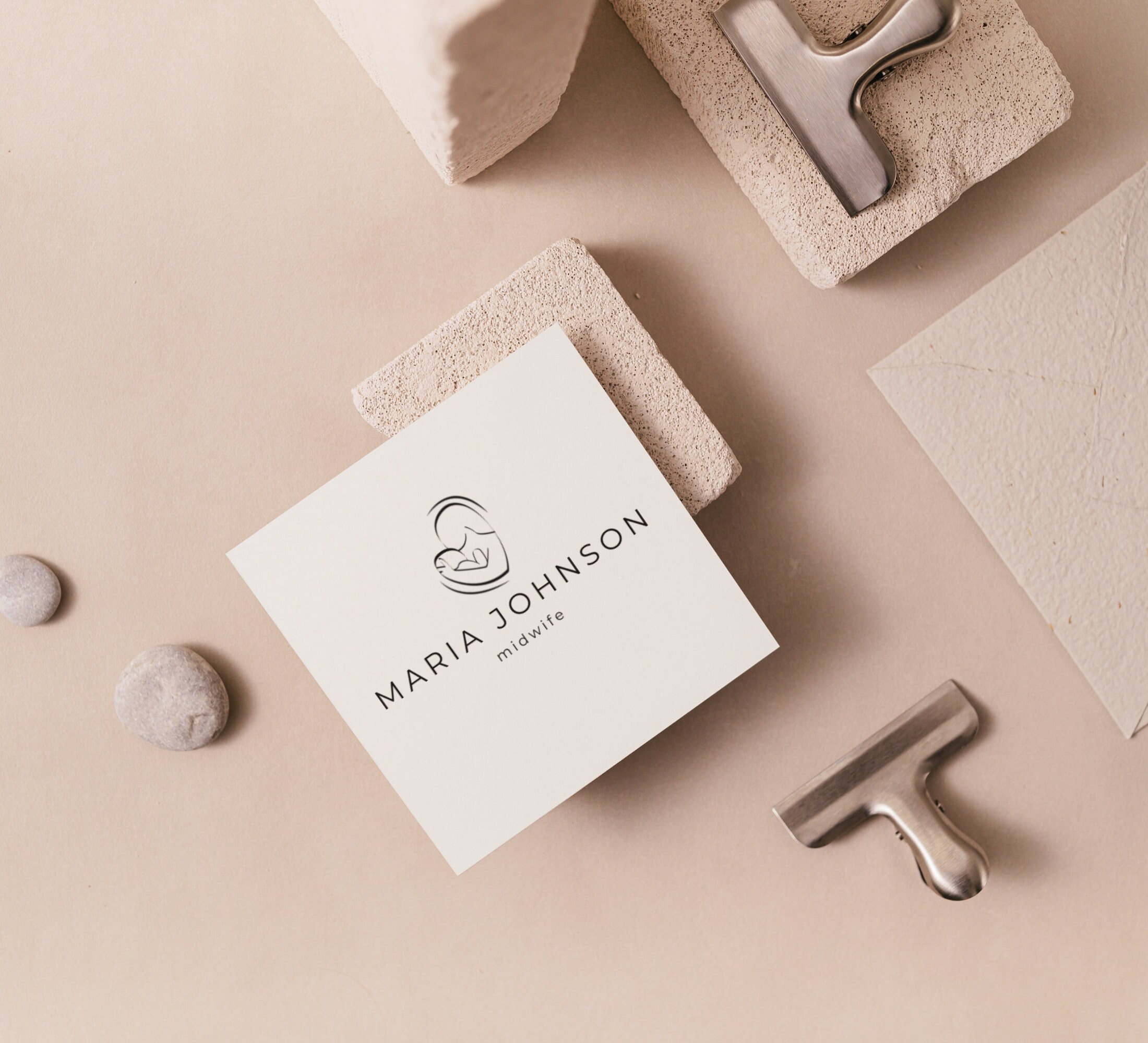 Midwife Logo Design 6 Customizable Watermark Midwife Logos Obstetrician ...