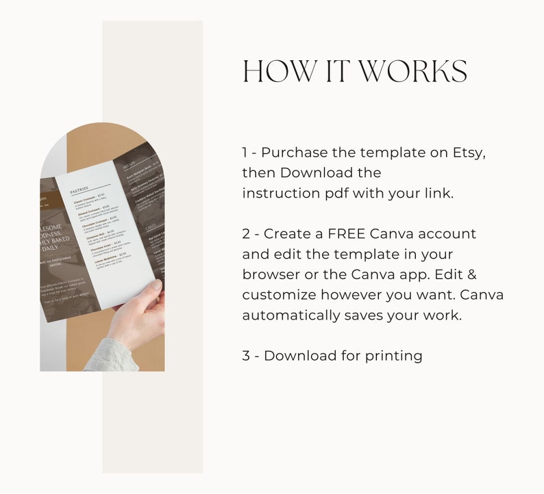 Bakery Brochure Template Baker Brochure Pastry Shop Marketing Brochure ...