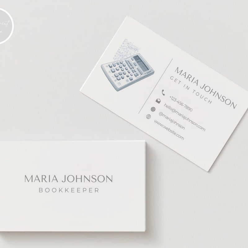 Accountant Business Card - Etsy