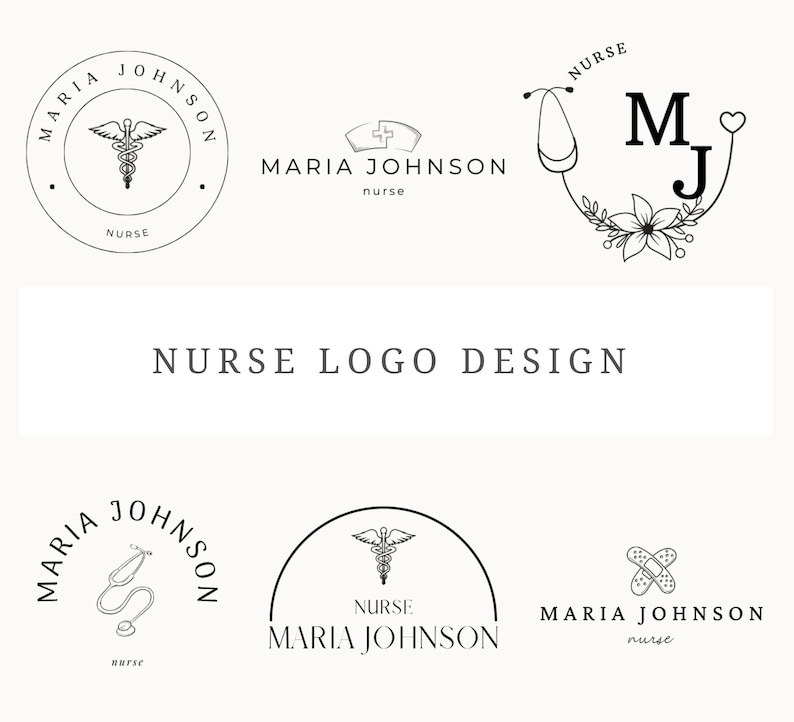 Nurse Logo Design Canva 6 Customizable Nurse Logos Health Work Logo ...