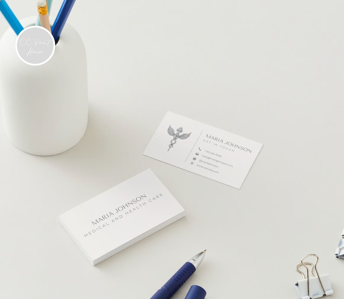 Nurse Business Card Template Healthcare Calling Card Medical Care ...