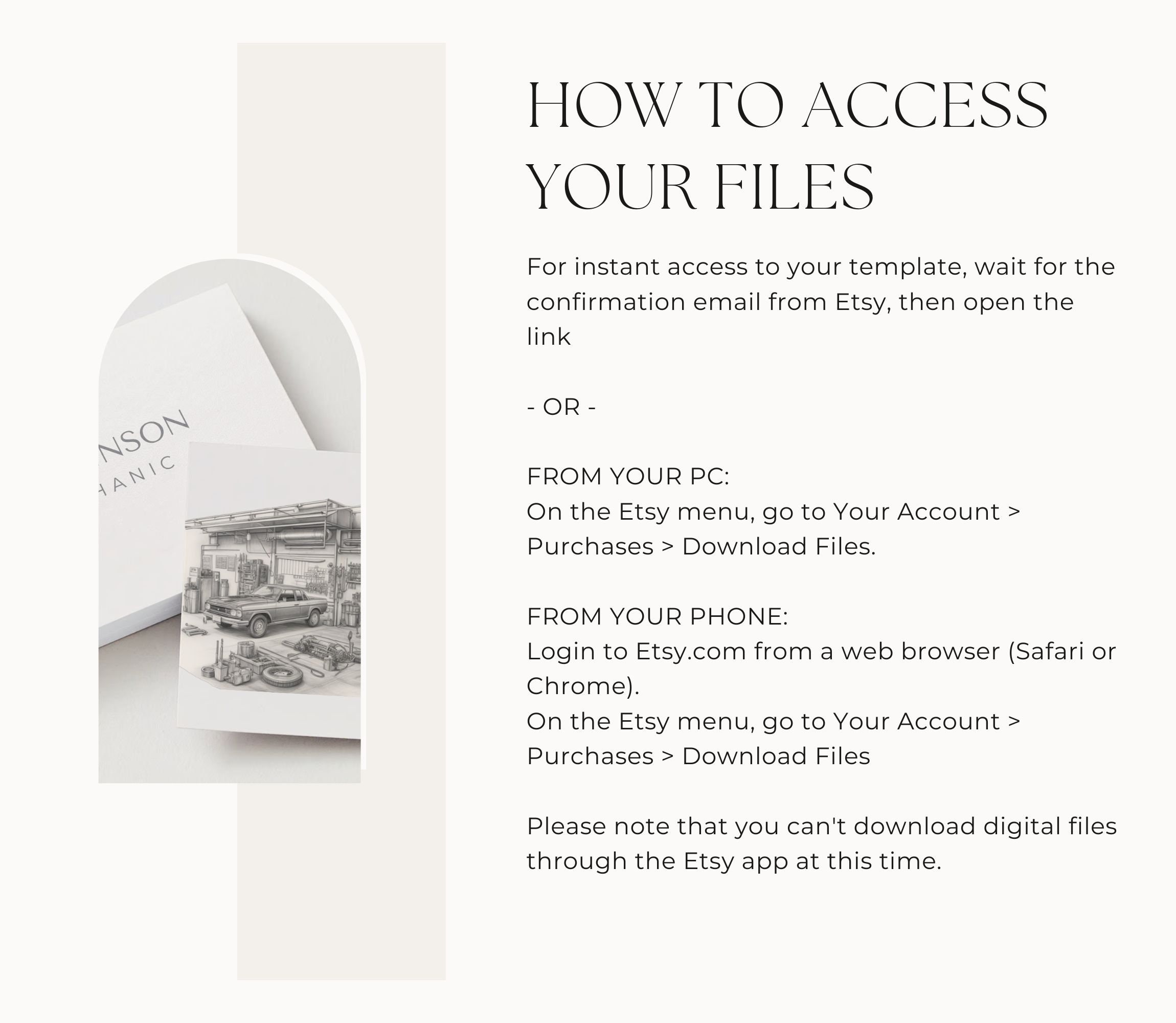 Car Mechanic Business Card Template Car Repair Calling Card Auto Repair ...