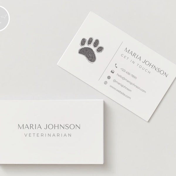 Vet Business Card - Etsy