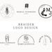 Hair Logo Design Canva 6 Customizable Braider Logos Hair Braids Logo ...