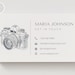 Photographer Business Card Template Photographer Calling Card - Etsy
