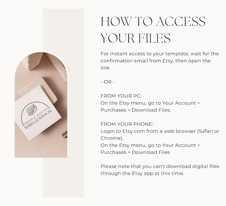 Personal Assistant Logo Design Canva 6 Customizable Virtual Assistant ...