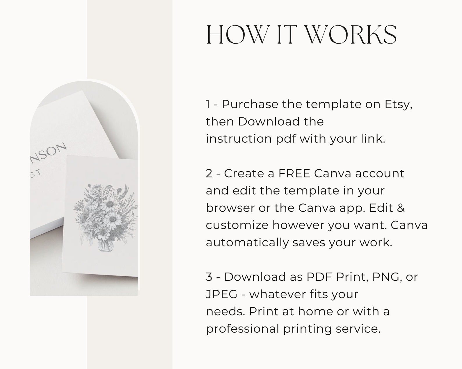 Florist Business Card Template Printable Business Card Template ...
