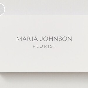 Florist Business Card Template Printable Business Card Template ...