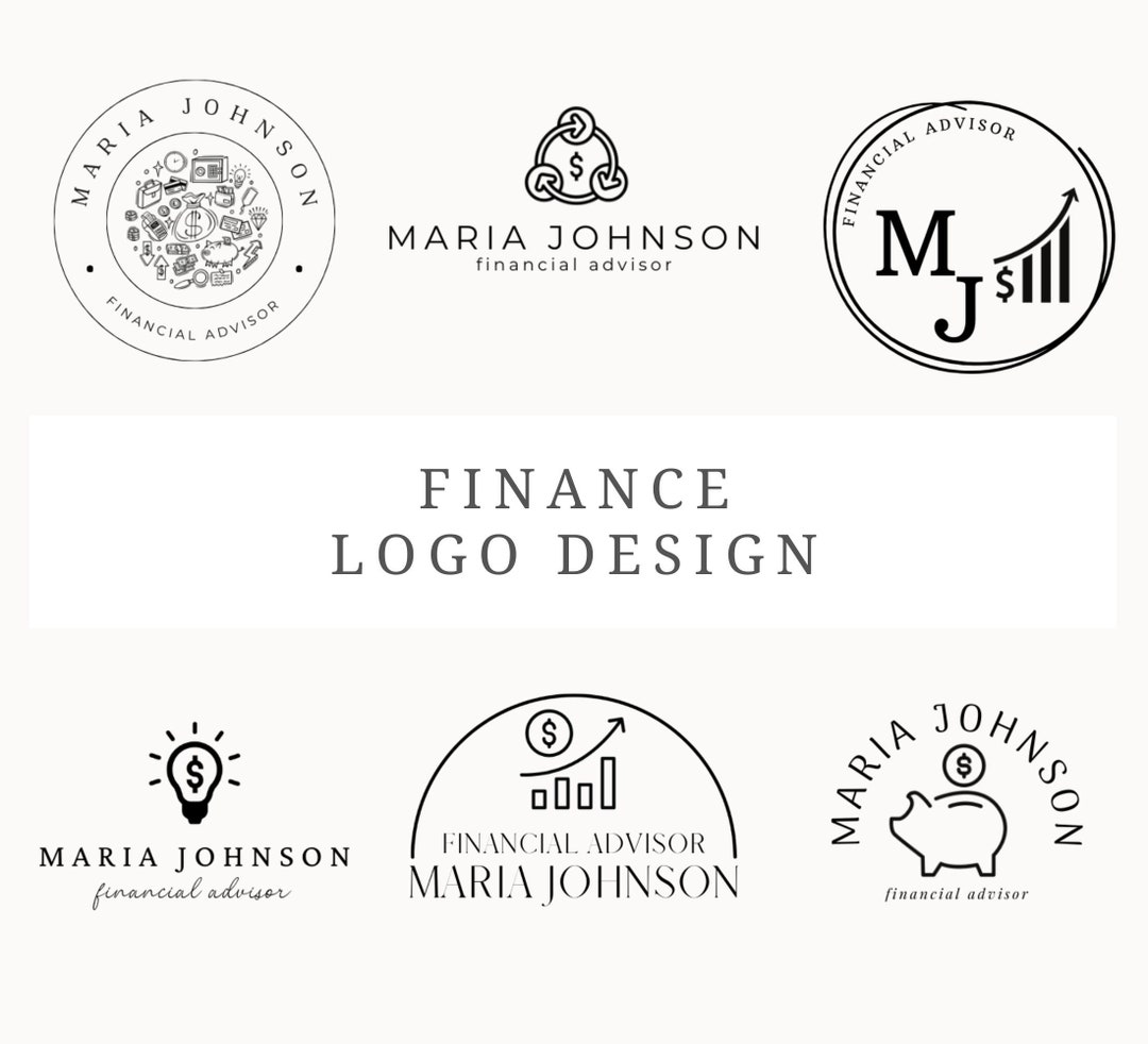 Finance Logo Design Canva 6 Customizable Financial Advisor Logos ...