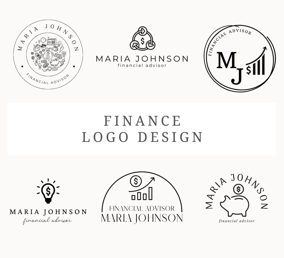 Finance Logo Design Canva 6 Customizable Financial Advisor Logos ...