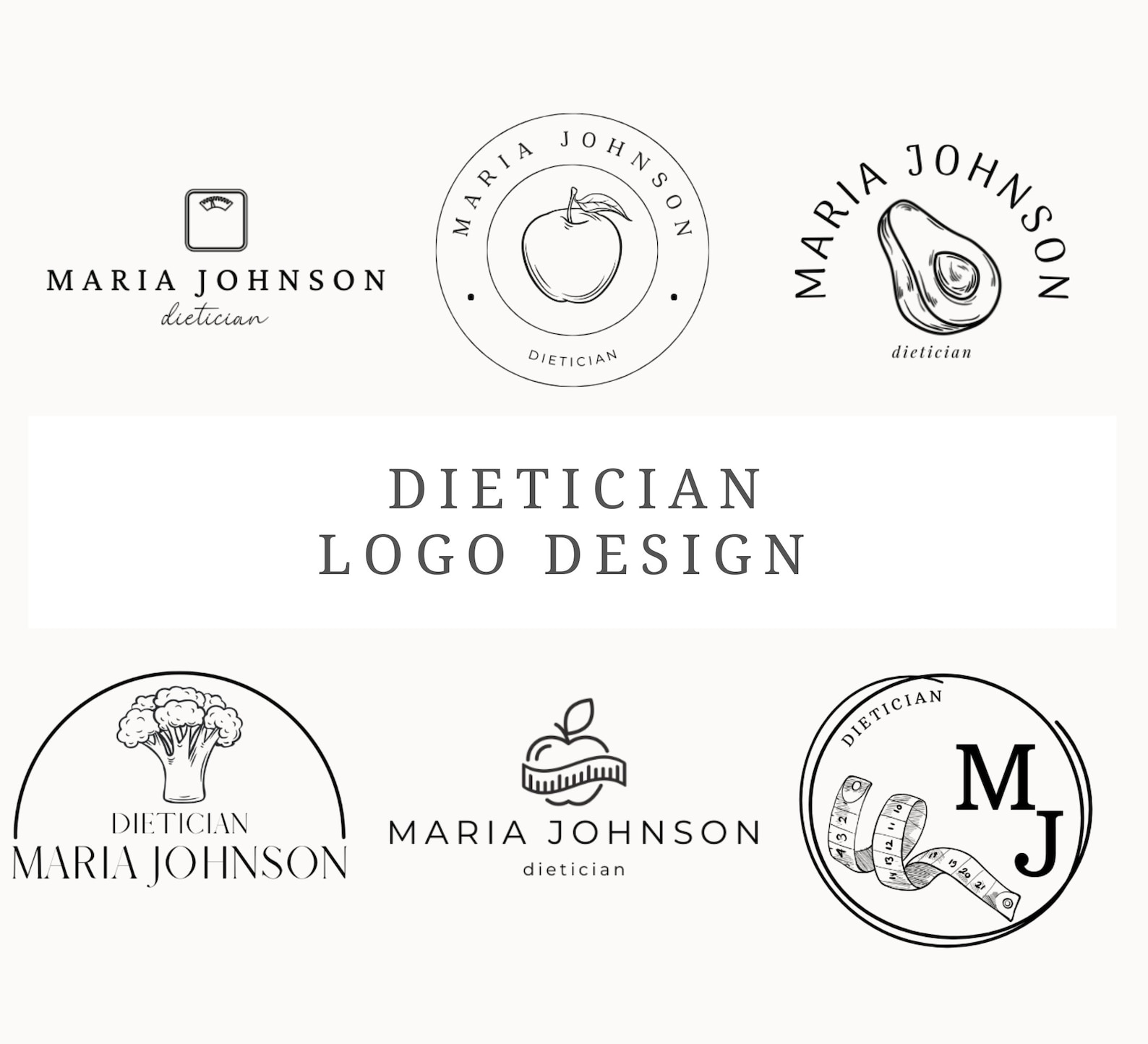 Customizable Nutritionist Logo Designs, Editable Health Logo (canva ...