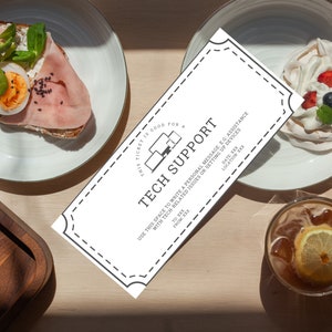 Tech Support Coupon Editable Gift Coupon Template Canva Tech Help ...