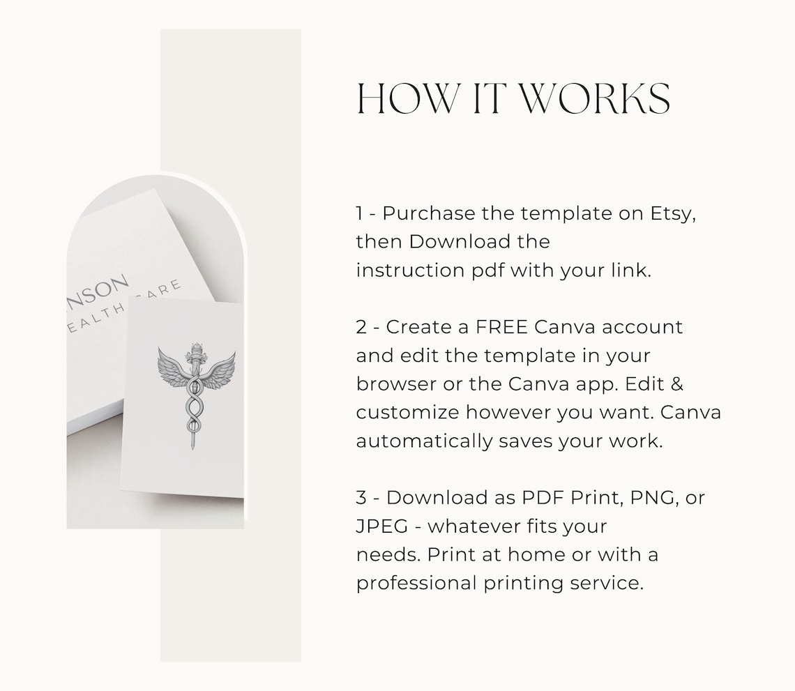 Nurse Business Card Template Healthcare Calling Card Medical Care ...