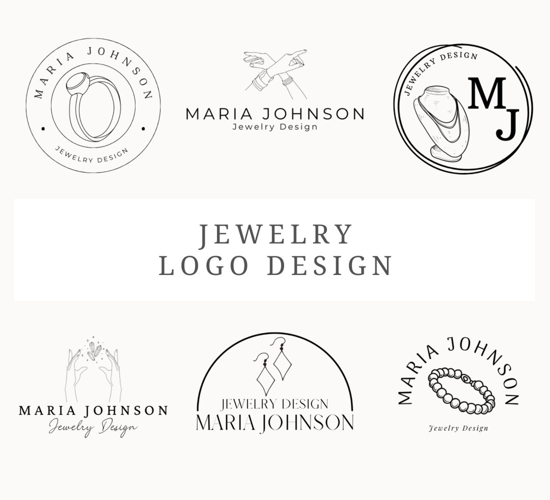 Jewelry Logo Design Canva 6 Customizable Jeweler Logos Goldsmith Logo ...