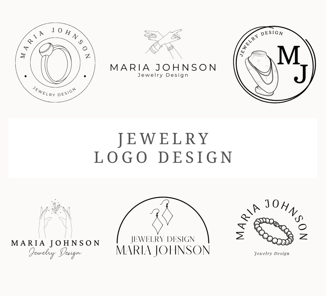 Jewelry Logo Design Canva 6 Customizable Jeweler Logos Goldsmith Logo ...