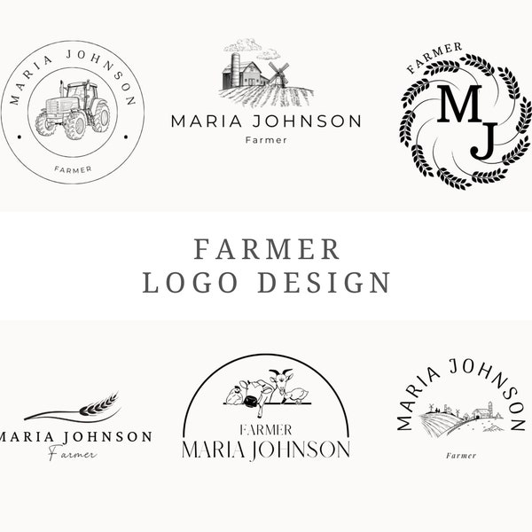 Farm Logo Design - Etsy UK