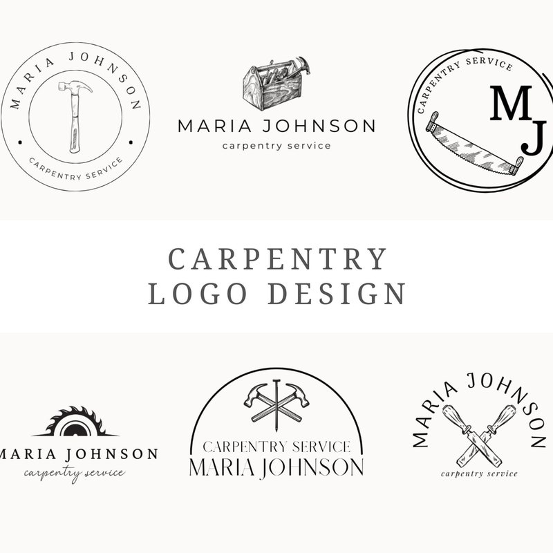 Carpentry Logo Design - Etsy
