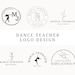 Dance Teacher Logo Design Canva 6 Customizable Dance School Logos Dance ...