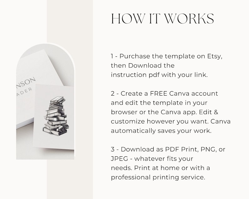 Proofreader Business Card Template Editor Business Card Canva - Etsy