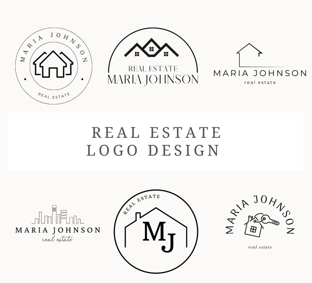 Real Estate Logo Design Canva 6 Customizable Property Logos Business ...