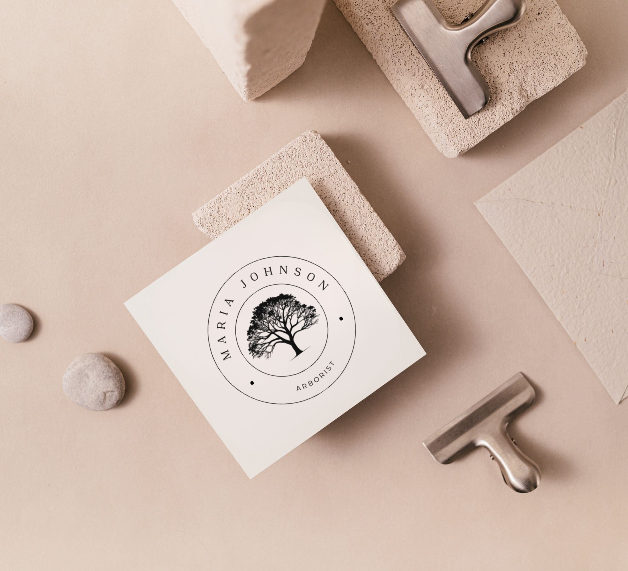 Arborist Logo Design Canva 6 Customizable Tree Logos Tree Trimming Logo ...