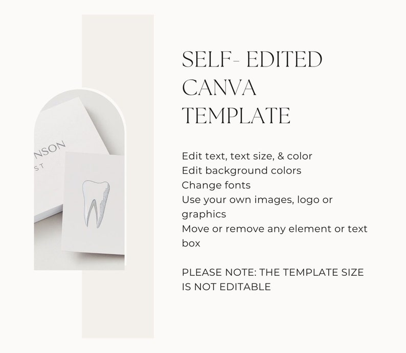 Dentist Business Card Template Dentist Calling Card Dentistry Business ...