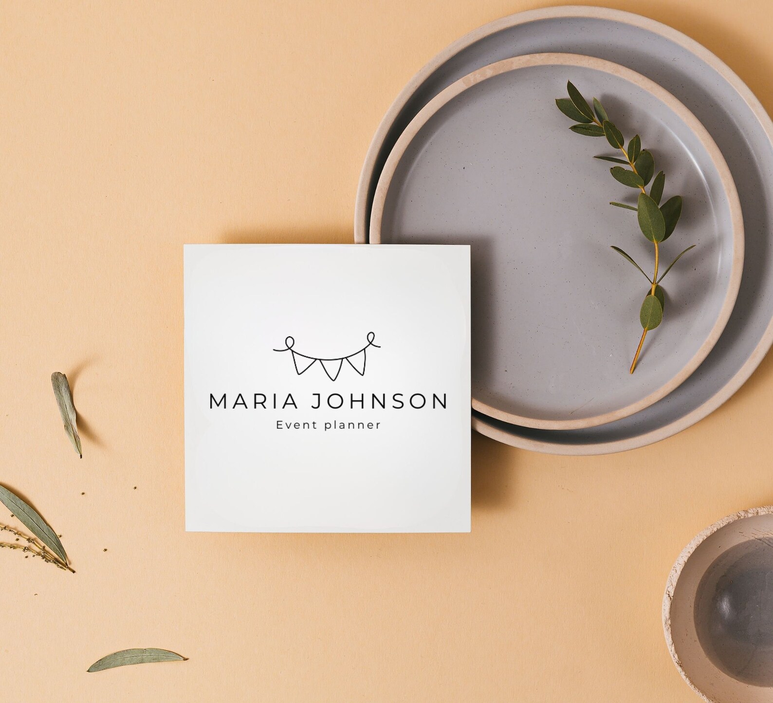 Event Planner Logo Design Canva 6 Customizable Event Decorator Logos ...