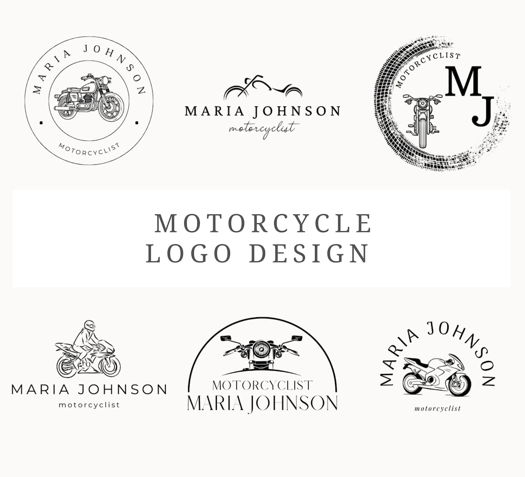 Motorcycle Logo Design Canva 6 Customizable Motorbike Logos Biker Logo ...