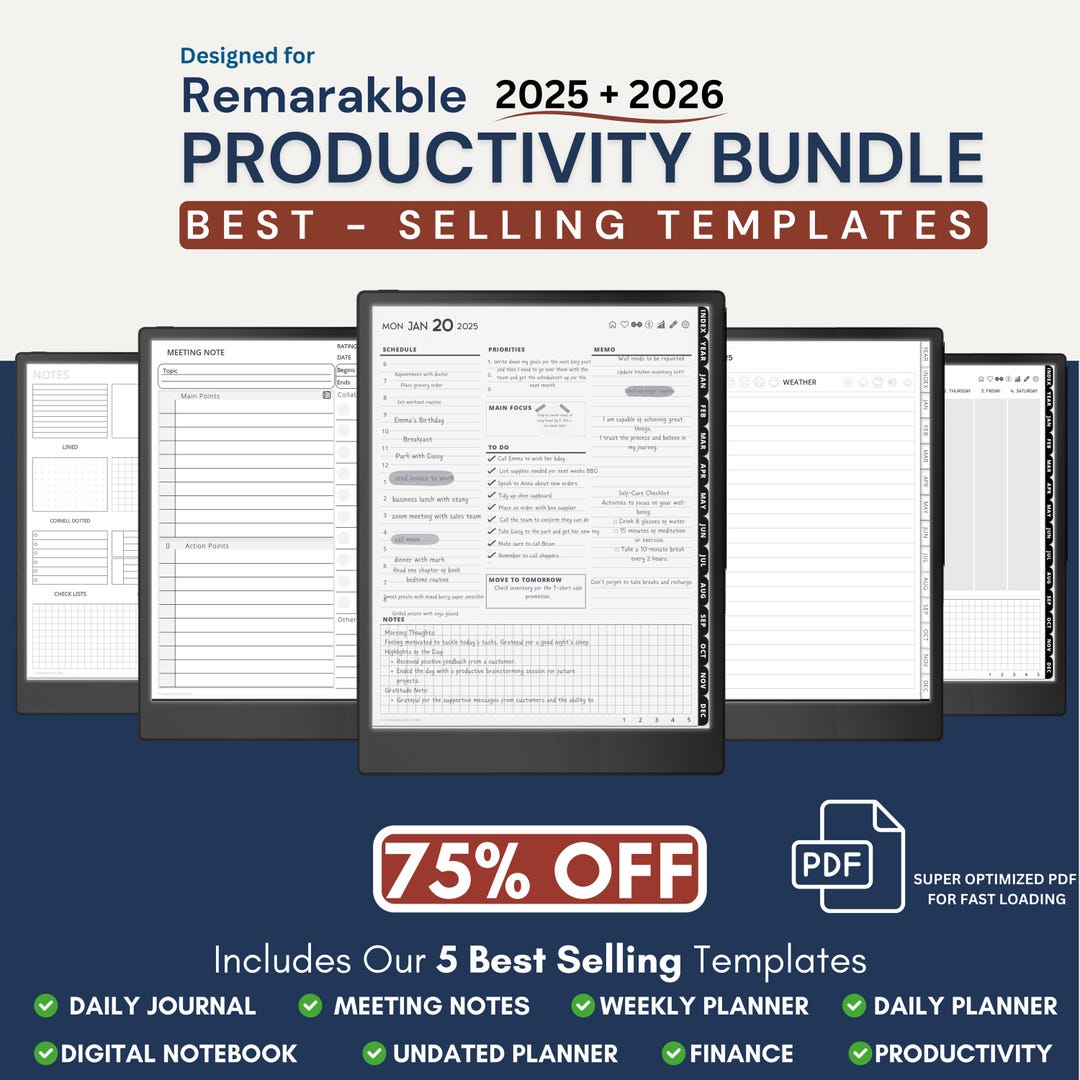 To Do Lists for Remarkable Paper Pro, Templates for Remarkable ...