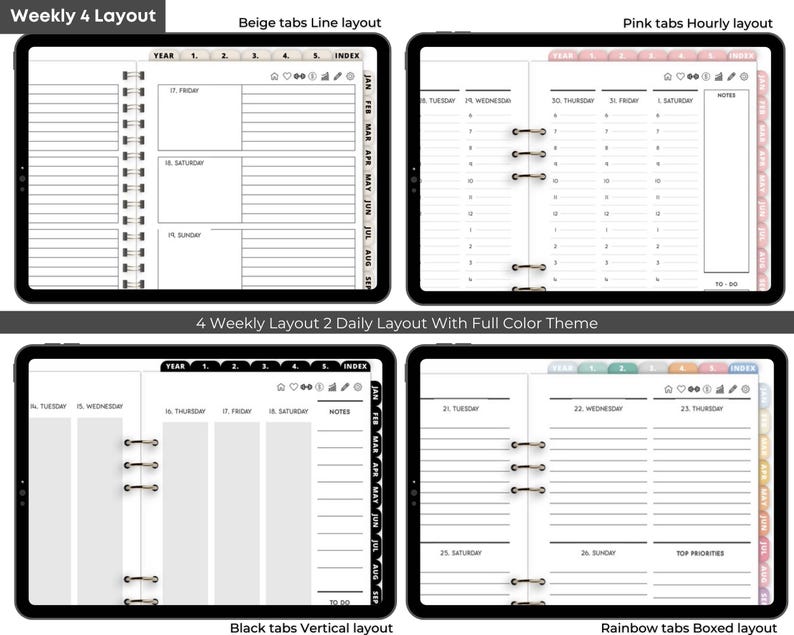 ADHD Digital Planner made by an Adhder for Ipad, Goodnotes Android ...