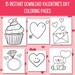 15 Valentine's Day Coloring Pages | Love Heart | February 14 | Romance ...