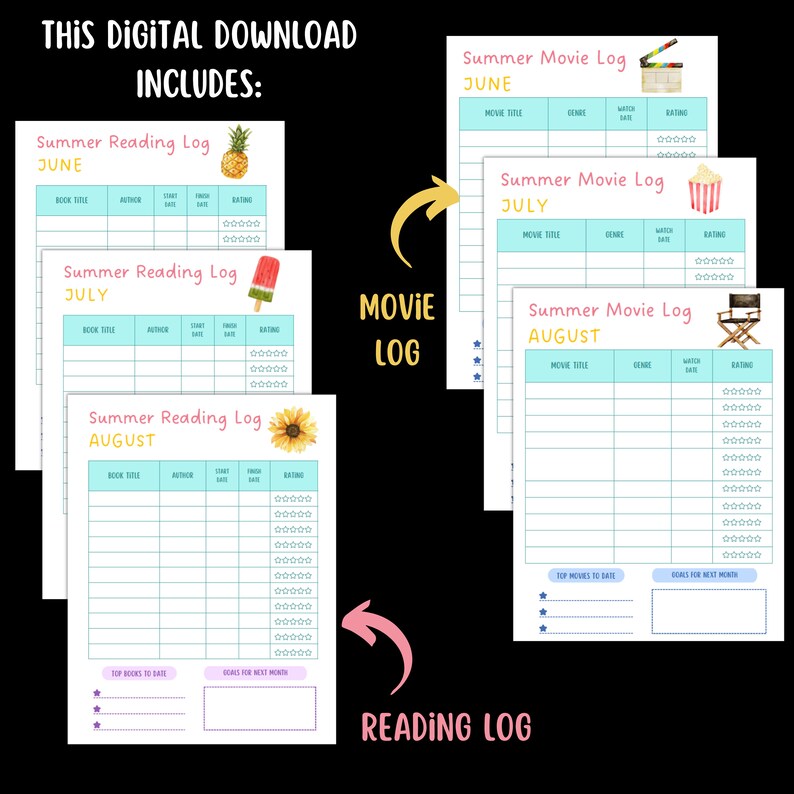 Printable Summer Bundle, Summer Planner Bundle, Summer Activity Bundle ...