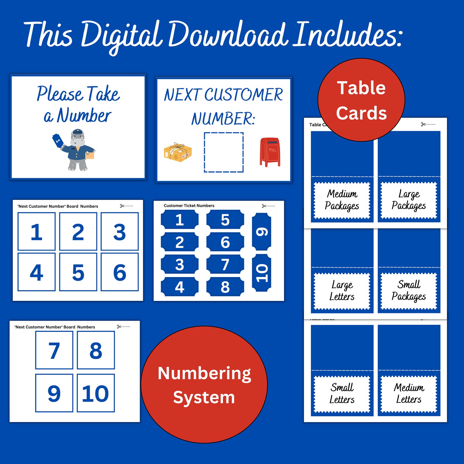 Post Office Bundle Kit | Printable | Dramatic Play | Make Believe ...