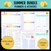 Printable Summer Bundle, Summer Planner Bundle, Summer Activity Bundle ...