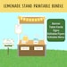 Lemonade Stand Bundle Kit | Printable | Customize Personalize | Summer ...