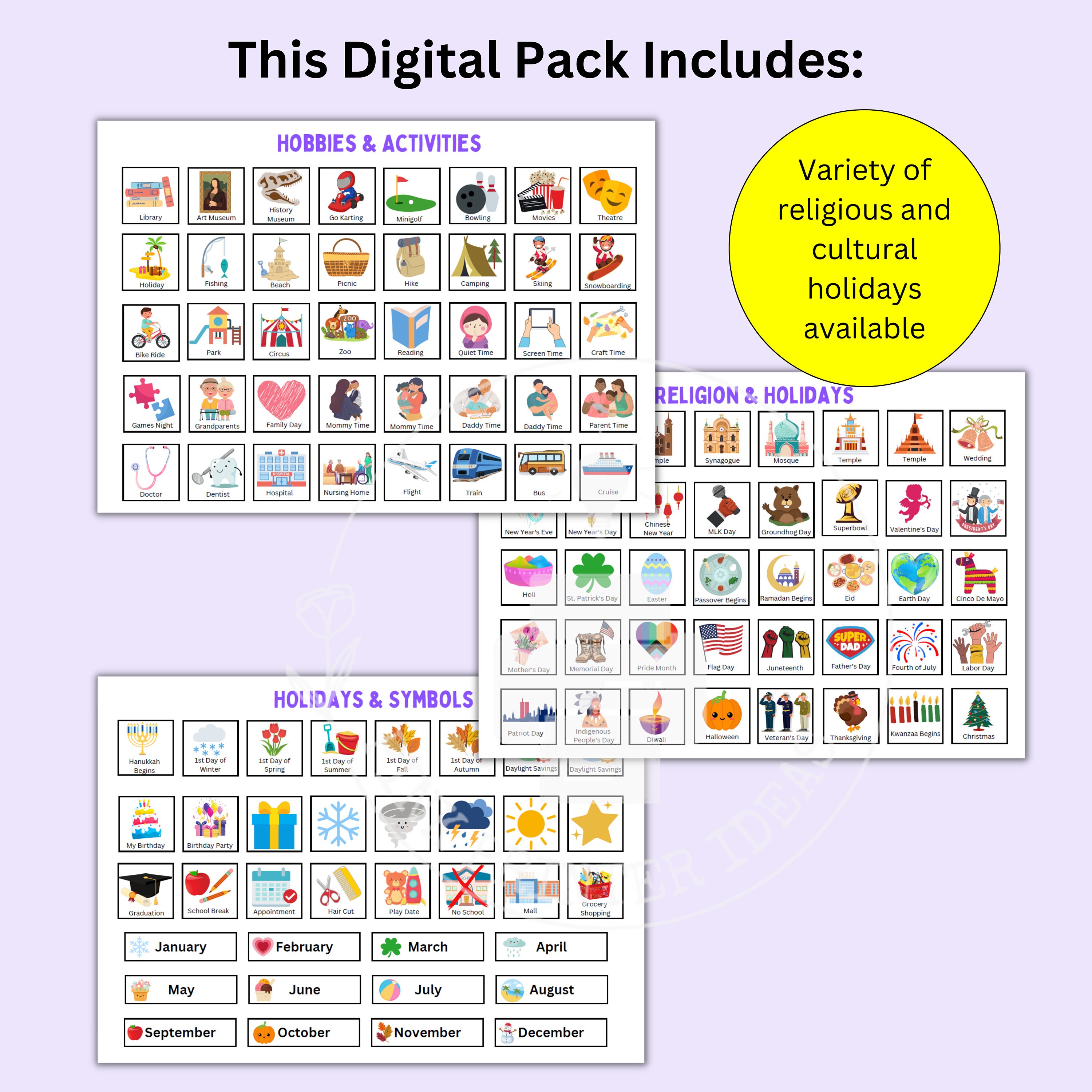 Kids Weekly Schedule | Interactive Schedule | Responsibilities ...