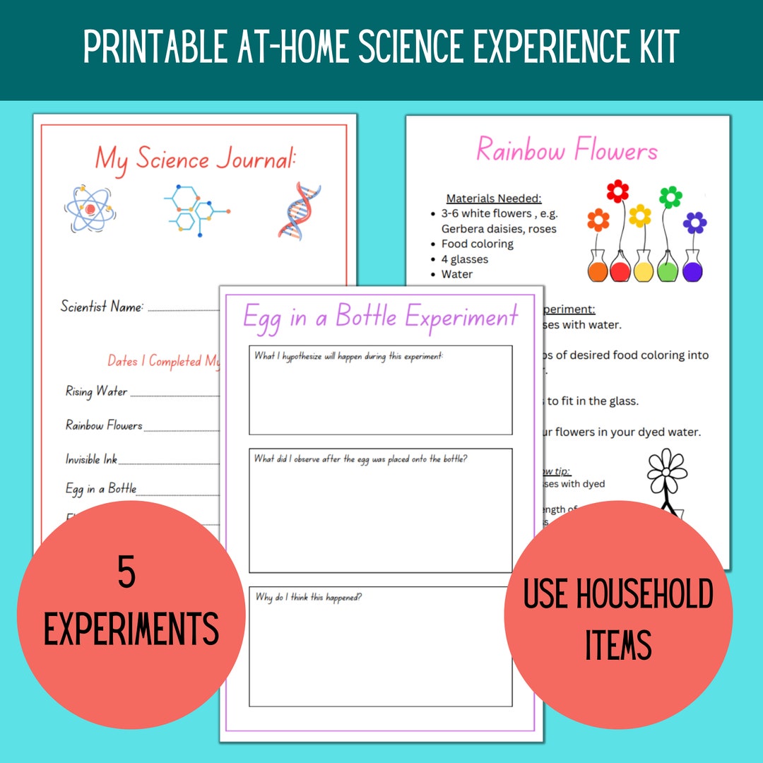 Kids Science Experiment | Kids STEM | Science Experiment Printable ...