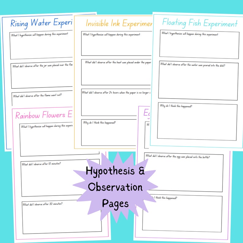 Kids Science Experiment | Kids STEM | Science Experiment Printable ...