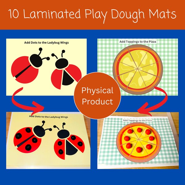 Play Dough Mats - Etsy