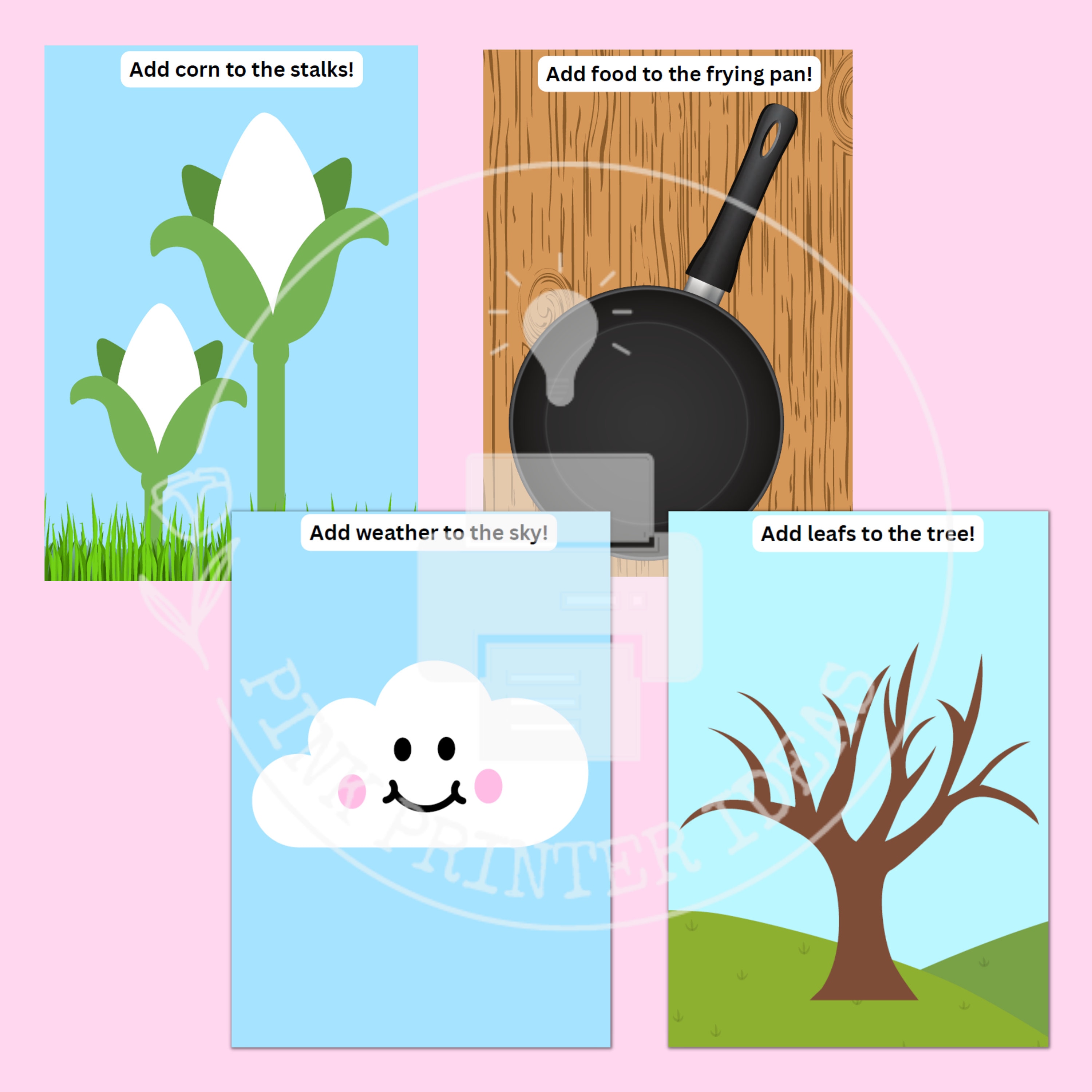 10 Play Dough Mats | Printable | Play Doh | Clay | Modelling | Creative ...