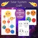 Solar System Mobile Door Hanging Craft | Coloring | Space Planets ...