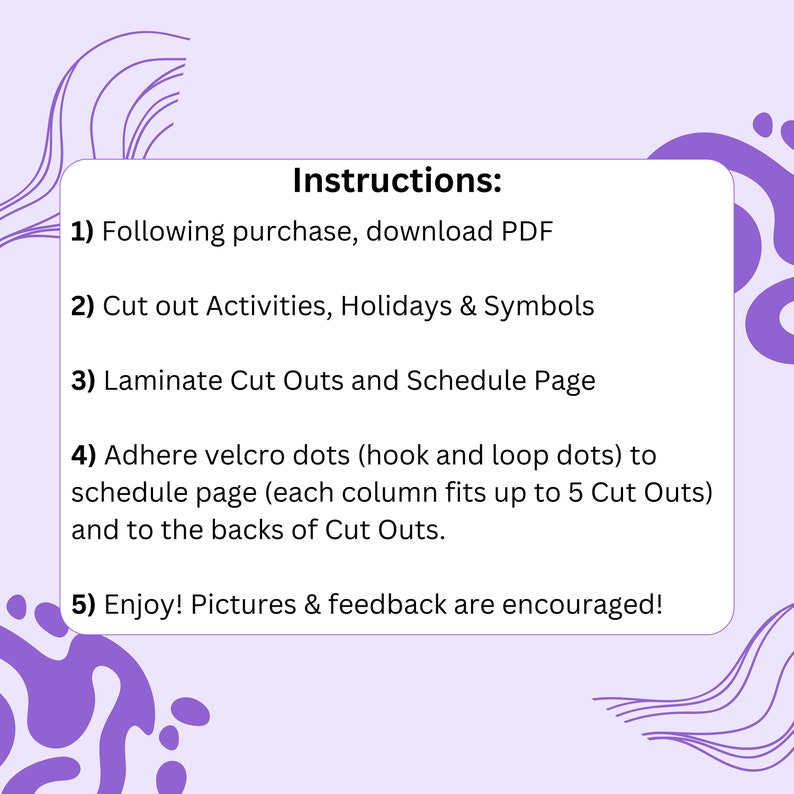 Kids Weekly Schedule | Interactive Schedule | Responsibilities ...